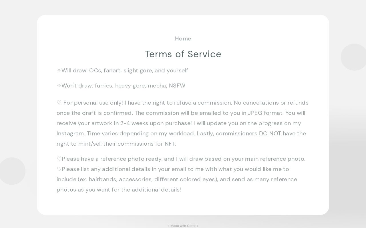Terms of Service